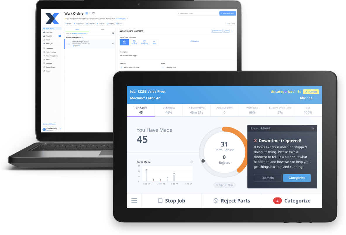 MaintainX Integration | MachineMetrics